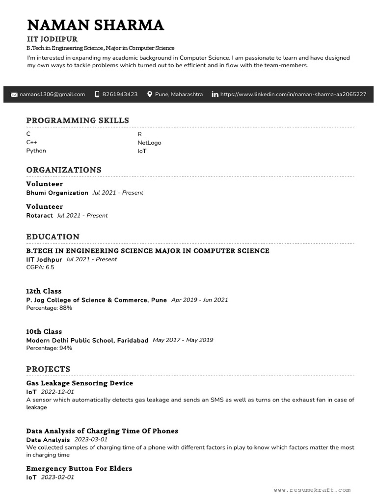 Naman Sharma: Programming Skills | PDF