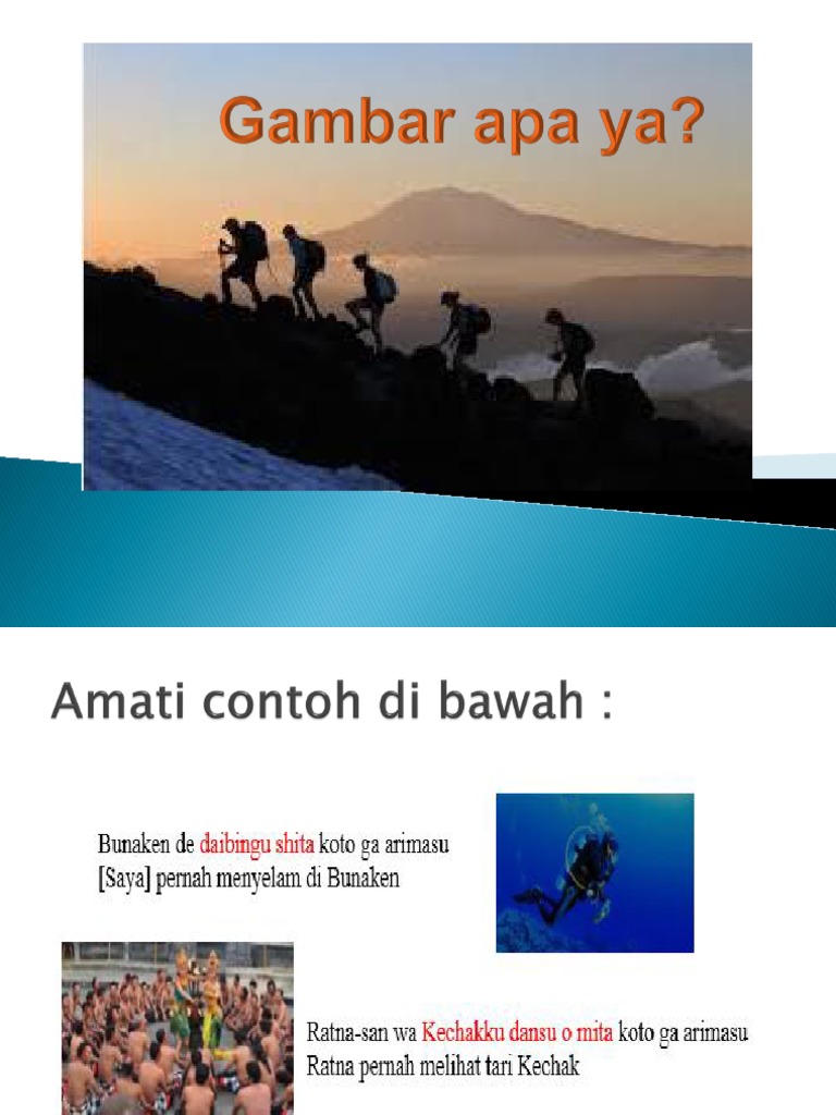 Bentuk-ta dalam Bahasa Jepang | PDF