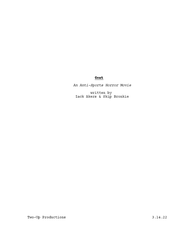 13 - GOAT - Zack Akers - Skip Bronkie | PDF