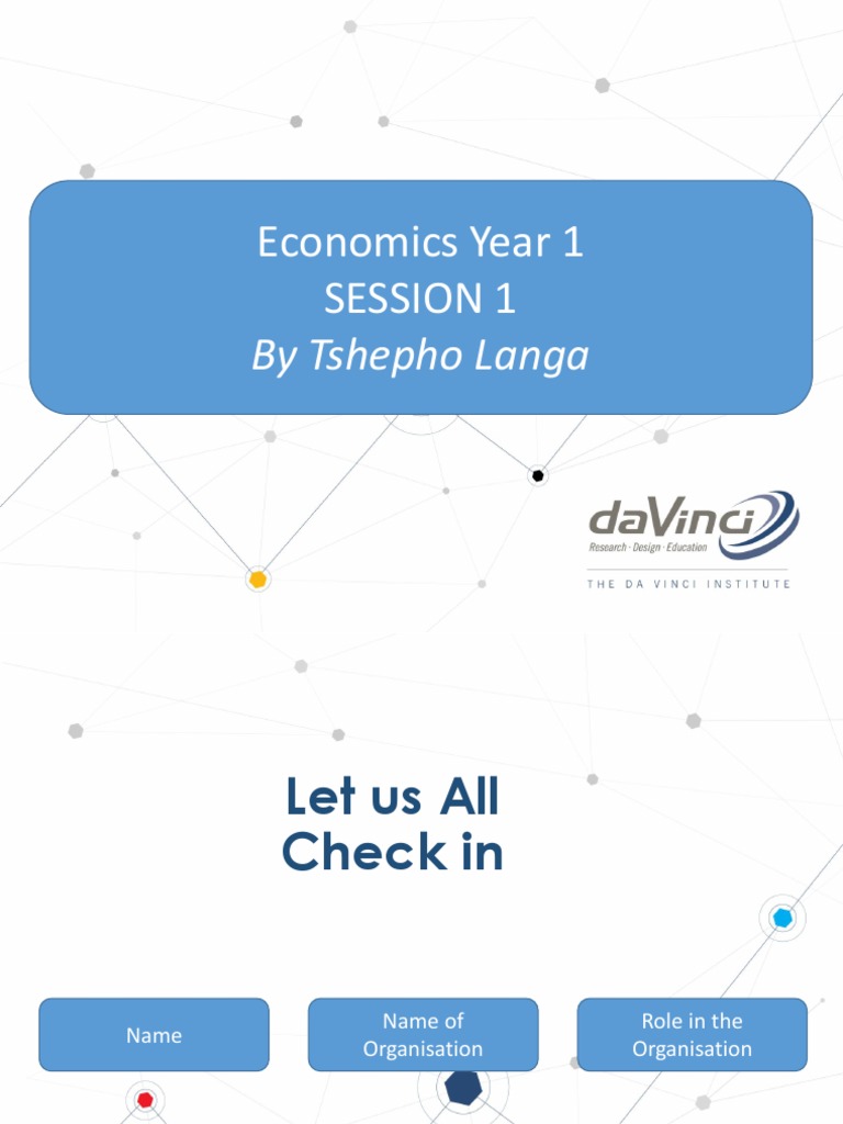 Da Vinci Economics 1 - 2021 April - ND - FNB 2021 - First Two Sessions | PDF | Elasticity ...