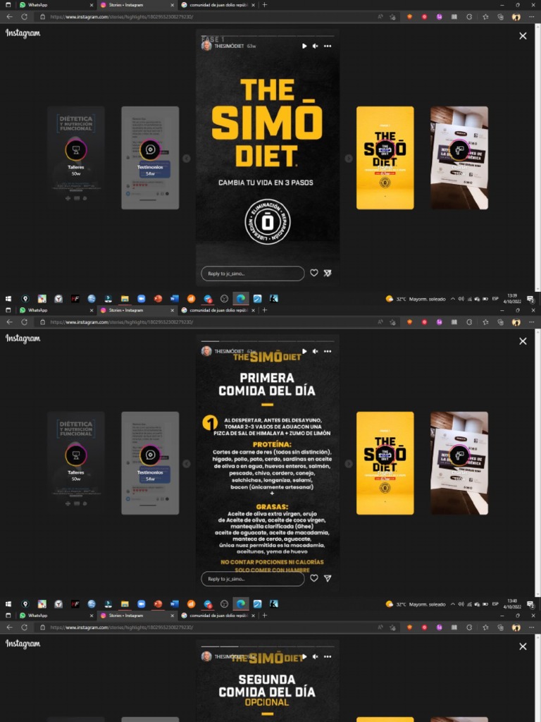 Dieta Simó | PDF