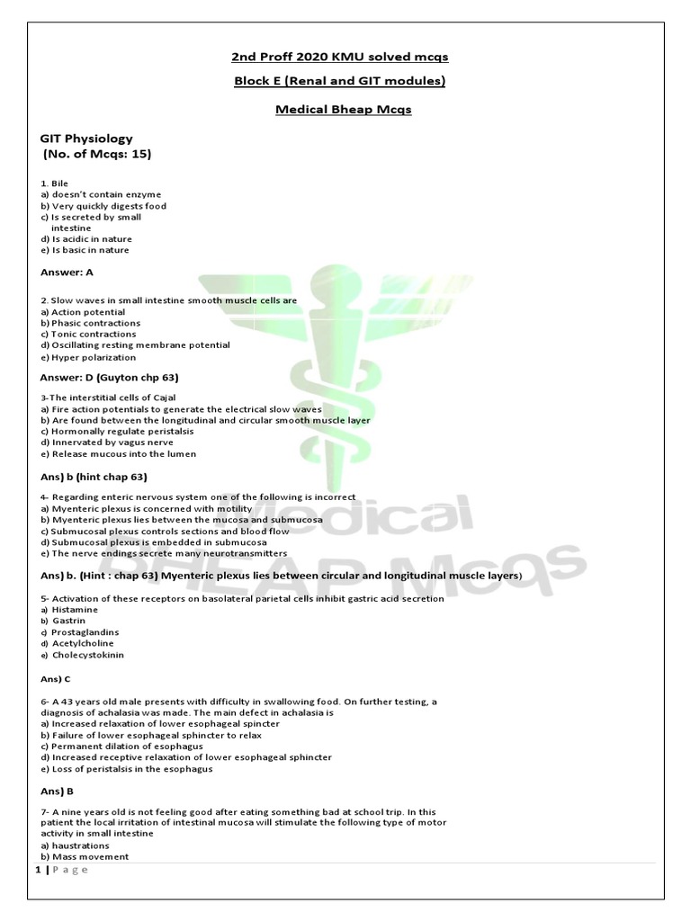 'Block E With Keys and Hints ' With You | PDF | Medical Specialties ...