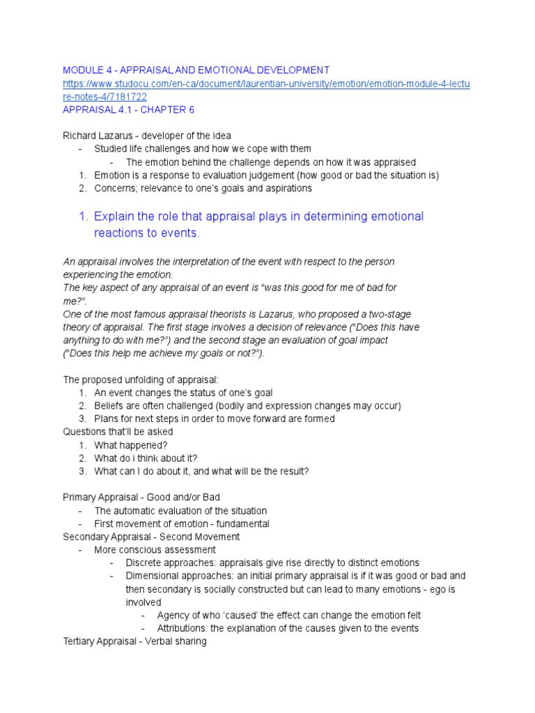 Module 4 | PDF | Emotions | Anger