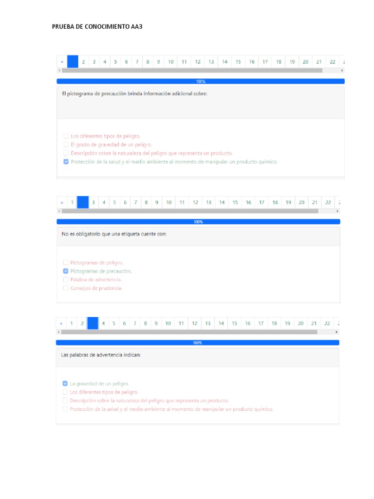 Evaluación de Conocimientos AA3 | PDF