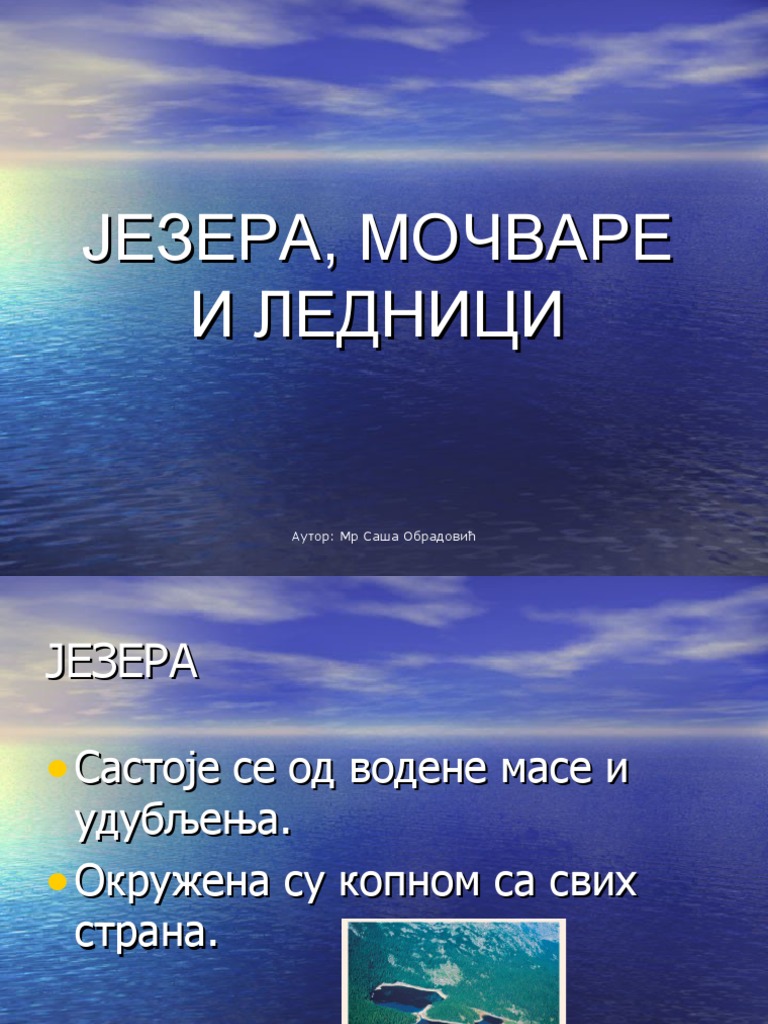 3.5.5. Jezera Mocvare I Lednici 2021 - Novi Logos | PDF