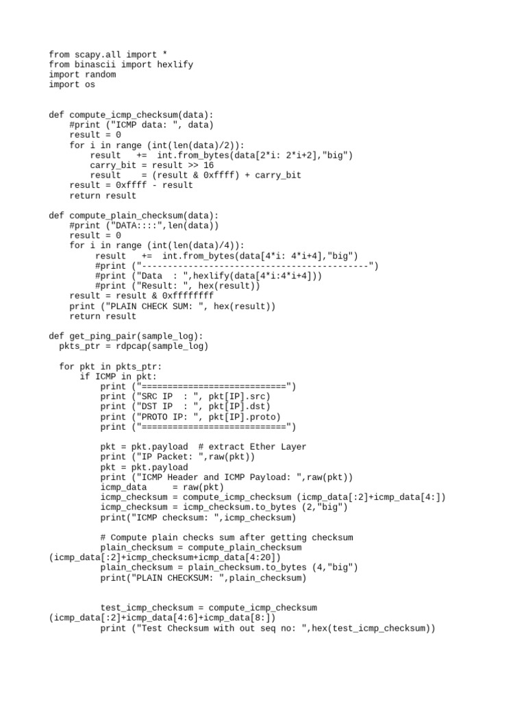 Crack Ping Pair | PDF | Communications Protocols | Network Architecture