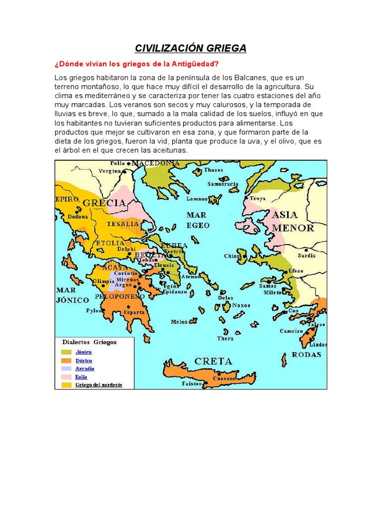 Civilización Griega-Sixto y Liceo 22 | PDF | Antigua Grecia | Esparta