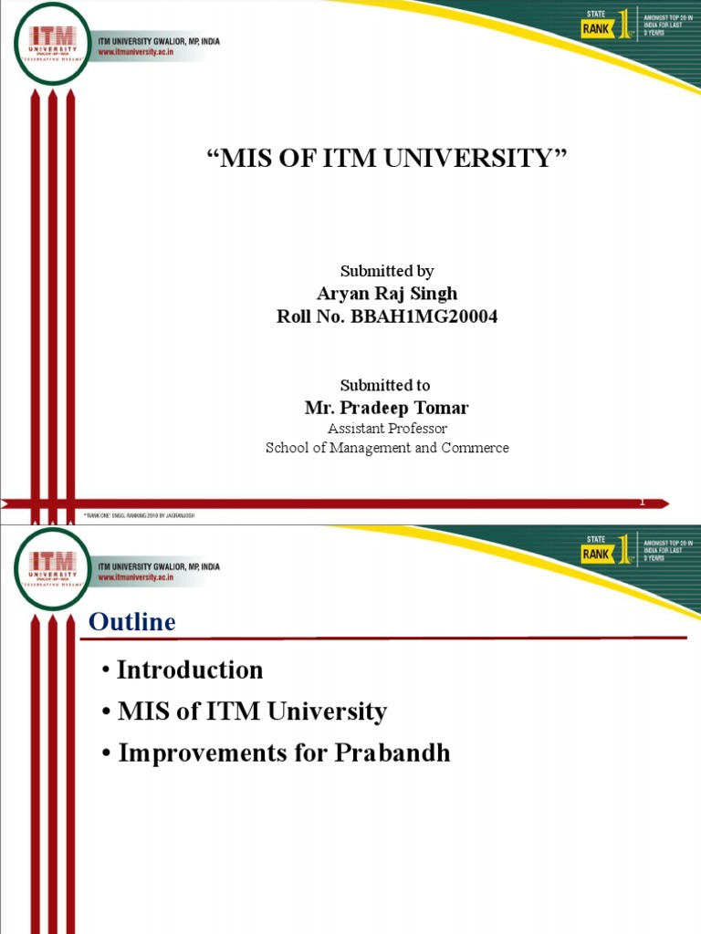 Aryan Raj Singh MIS PBL | PDF | Management Information System ...