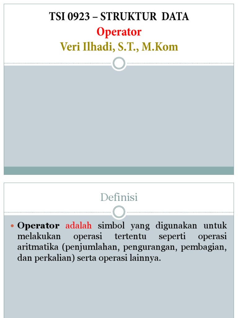 02 Struktur Dasar Program | PDF