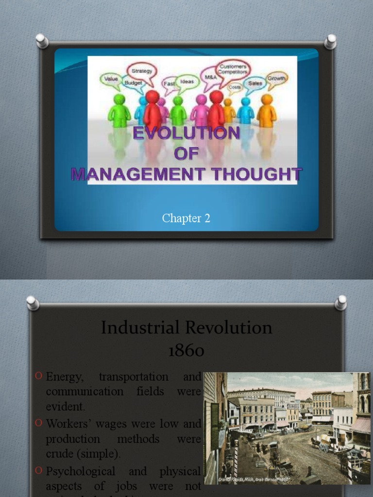 The Evolution of Management Thought | PDF | Behavioural Sciences ...