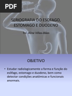 Exames Contrastados: Esofagografia Detalhada | PDF | Vômito | Esôfago