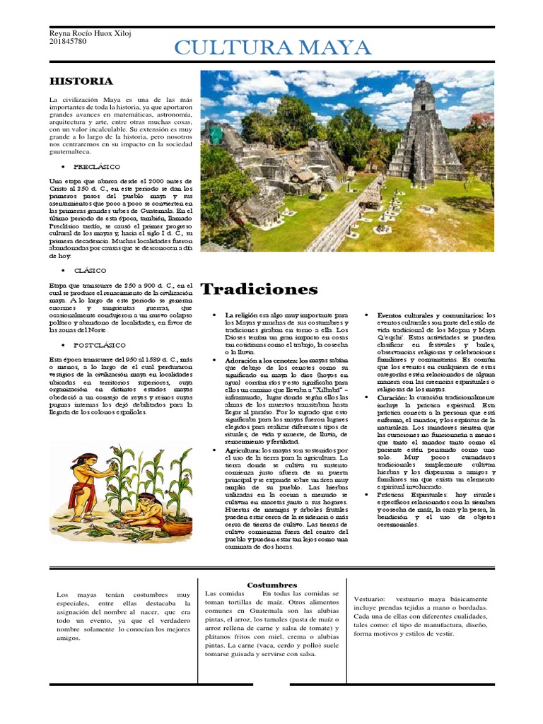 CULTURA MAYA | PDF | Civilización maya | Bailes