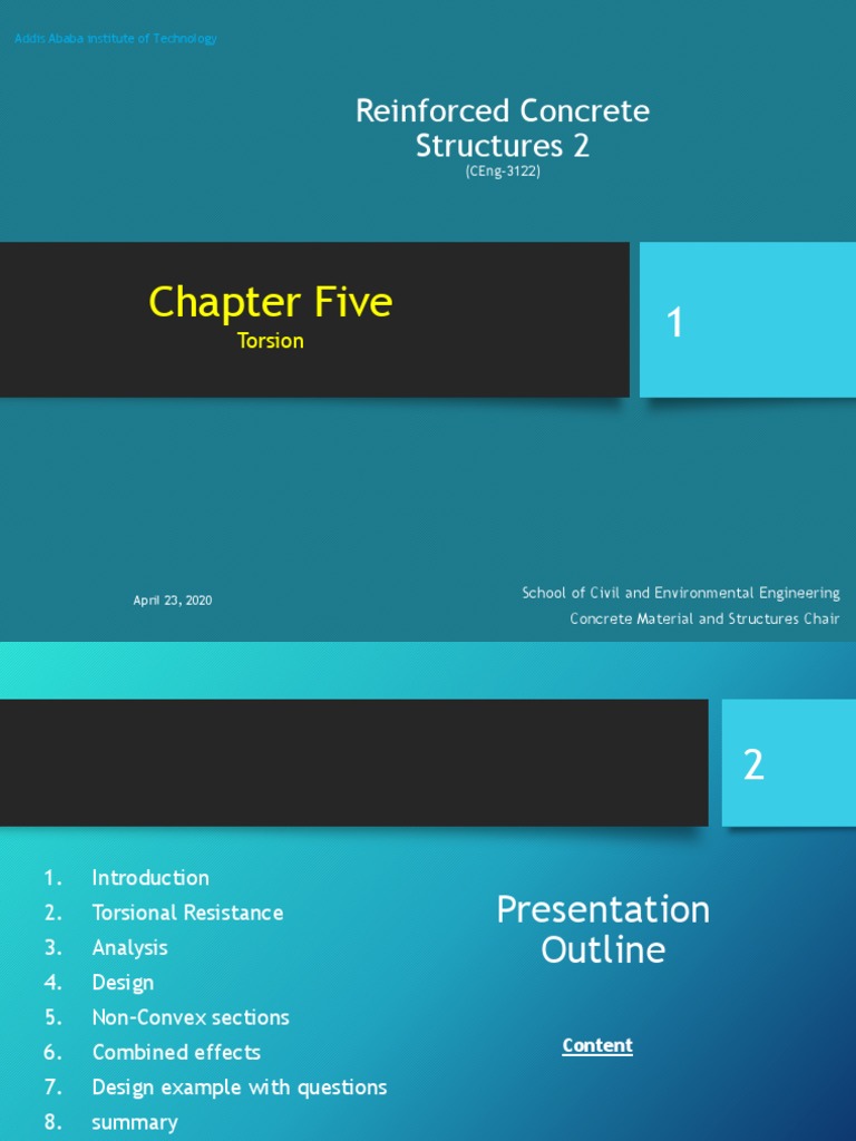 Reinforced Concrete Structures Ii Chapter 5 Pdf Bending Stress