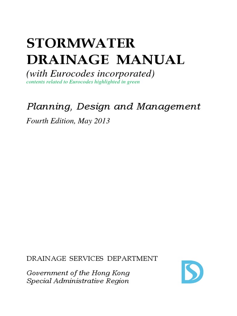 Stormwater Drainage Manual Eurocodes PDF | PDF | Flood | Drainage Basin