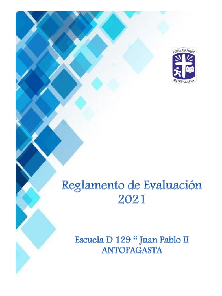 Reglamento de Evaluacion D-129 | PDF | Evaluación | Plan de estudios