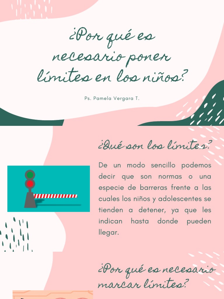 ¿Por Qué Es Necesario Poner Límites en Los Niños | PDF | Adolescencia ...
