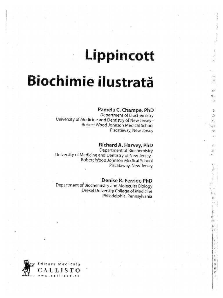 Biochimie Editia 4 PDF | PDF