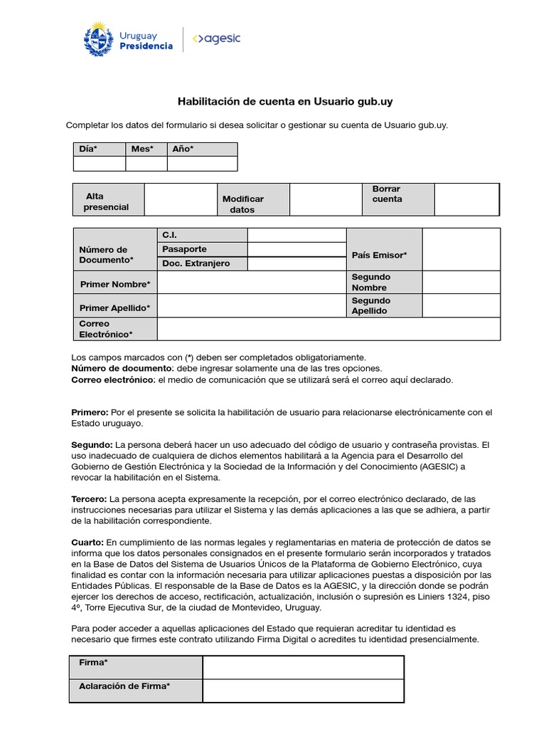 Formulario para Validación Presencial | PDF