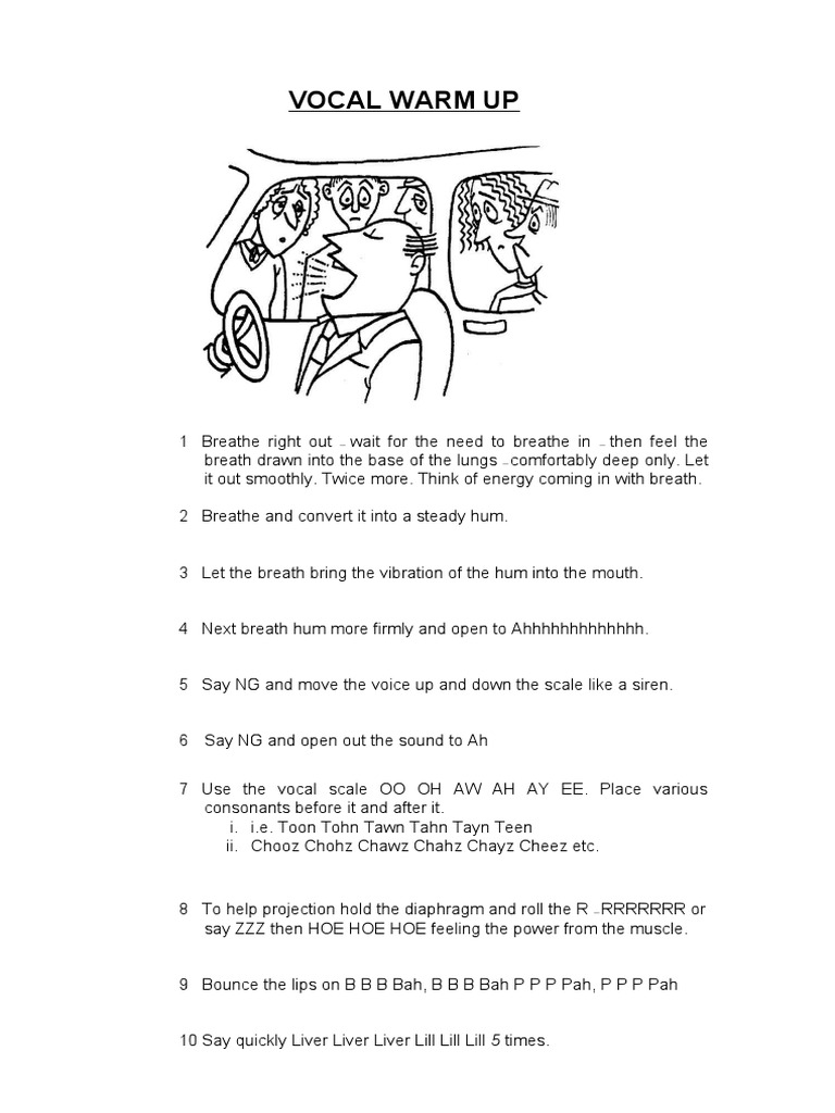 Vocal Warm-Up | PDF