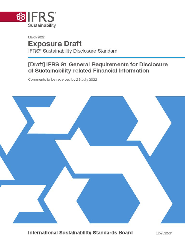 Exposure Draft Ifrs s1 | PDF Exposure Draft Ifrs s1 | PDF