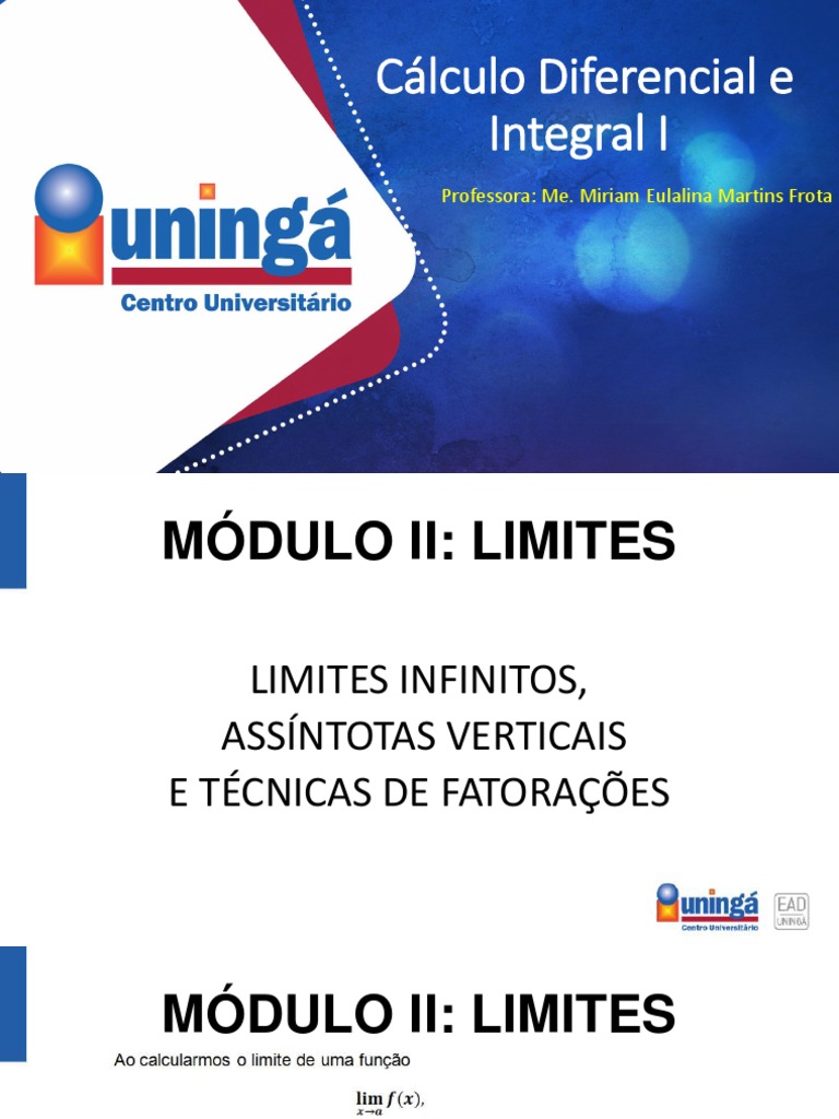 Slides-Módulo2-1 Calculo | PDF