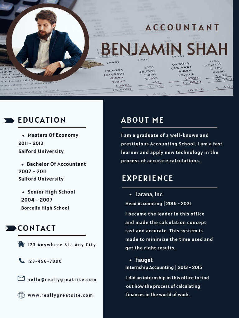 Benjamin Shah: Accounting Graduate CV | PDF
