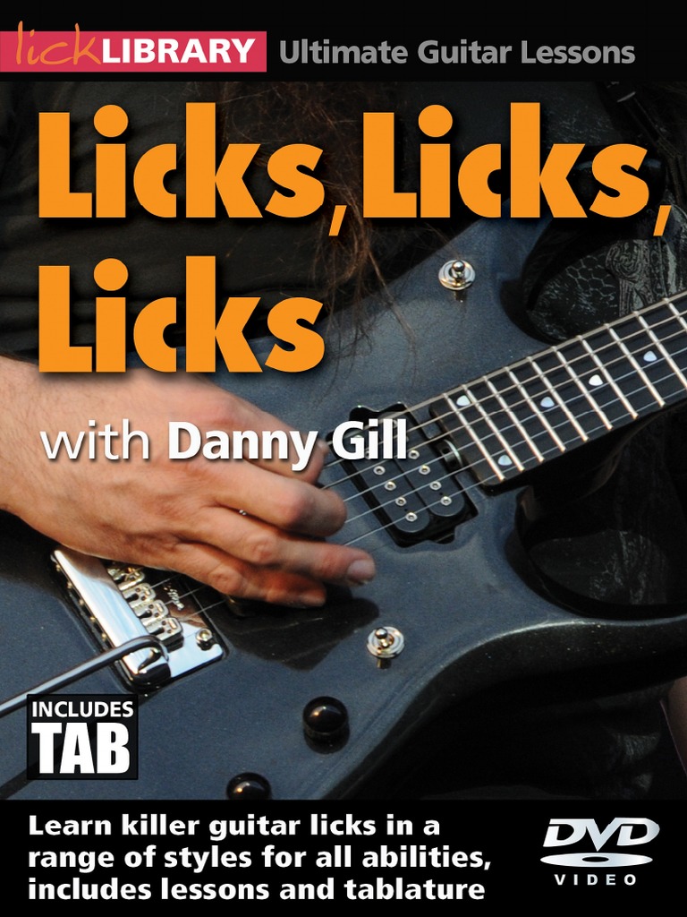 Licks Licks Licks Tab Book PDF | PDF | Guitar Family Instruments | Guitars