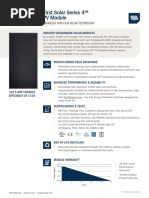 First Solar Series 7 TR1 Module Specs | PDF | Photovoltaics | Solar Panel
