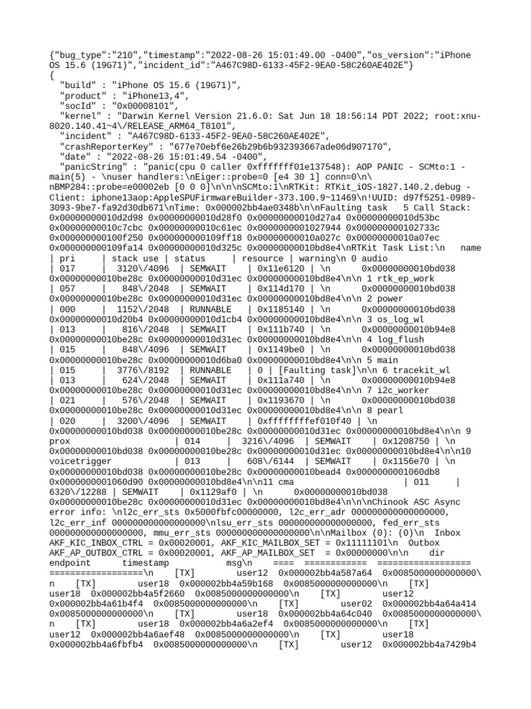 Crash Log | PDF | Computer Science | Computer Engineering