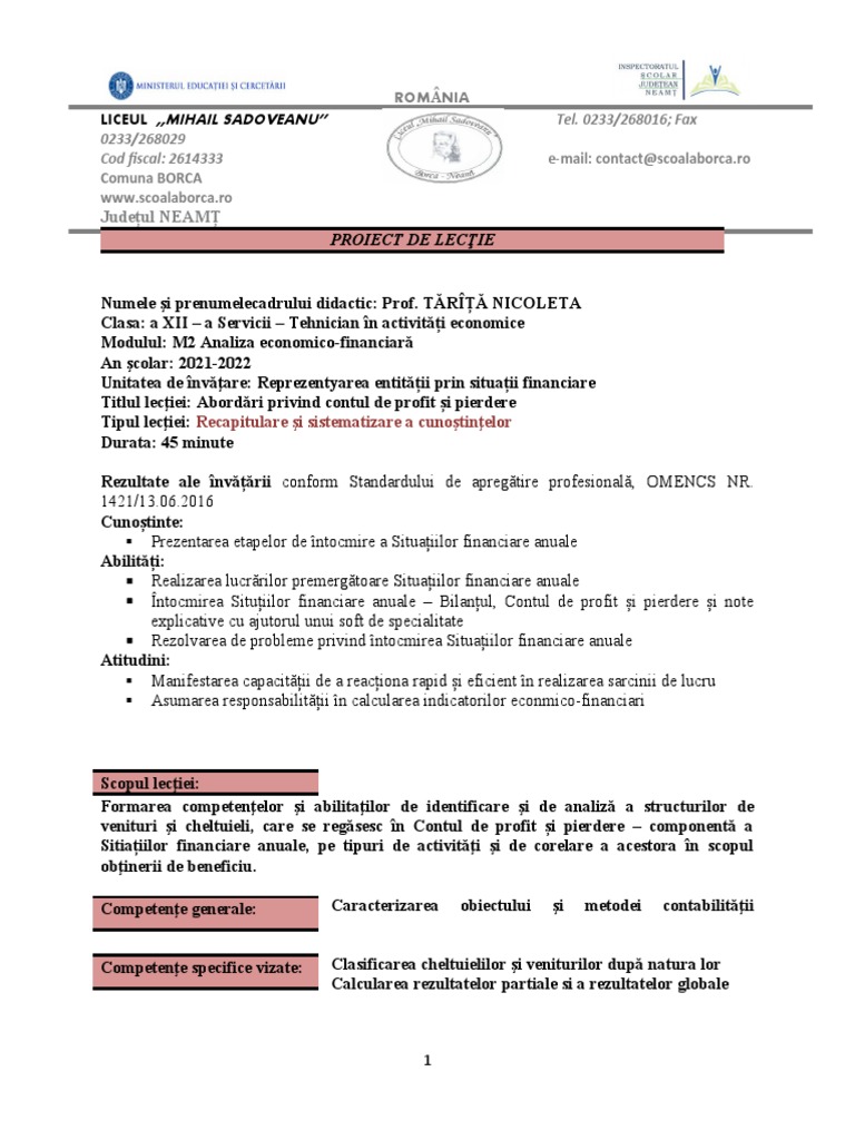 Proiect Didactic A XII A D Recapitulare (Metoda Ciorchine Si Fise de Lucru) | PDF