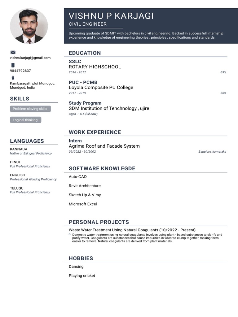 VISHNU's Resume PDF | PDF | Art | Computers