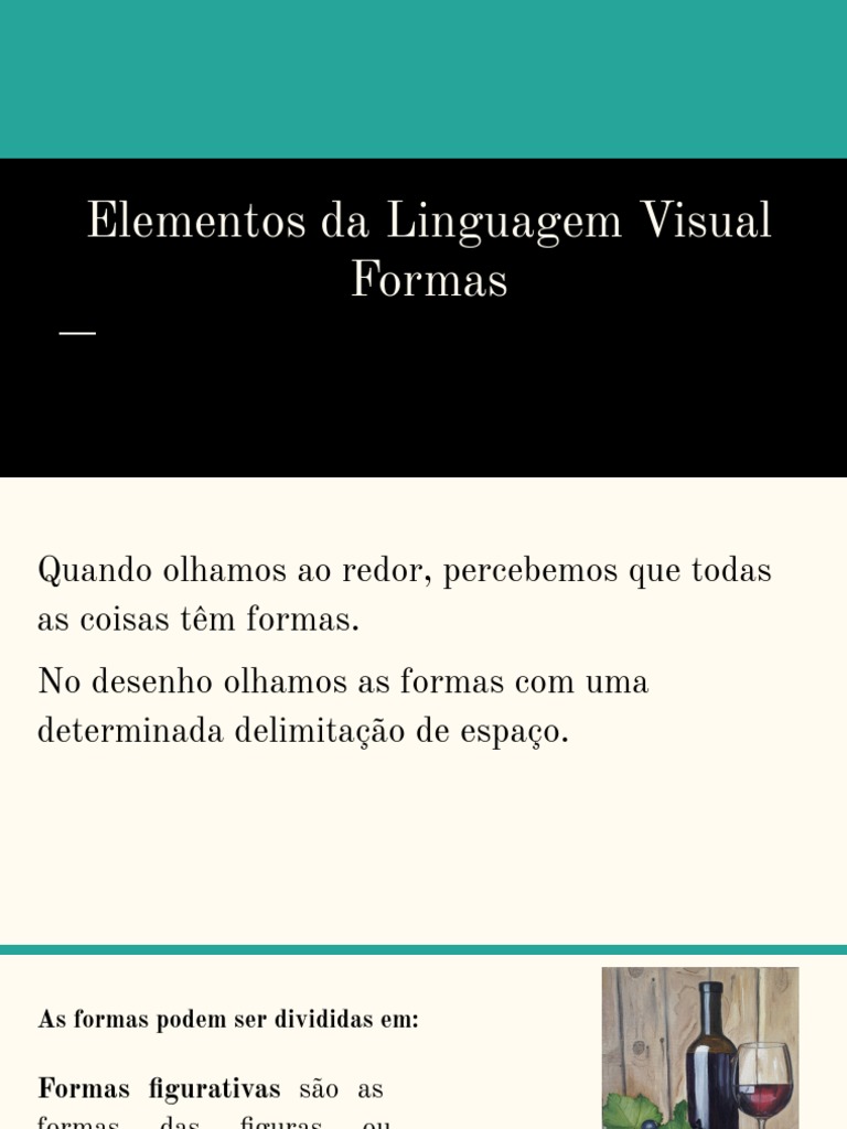 Elementos Da Linguagem Visual Formas | PDF