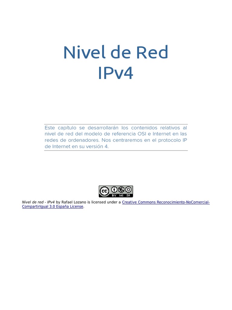 Guía Completa de IPv4 y Enrutamiento | PDF | Enrutador (Computación ...