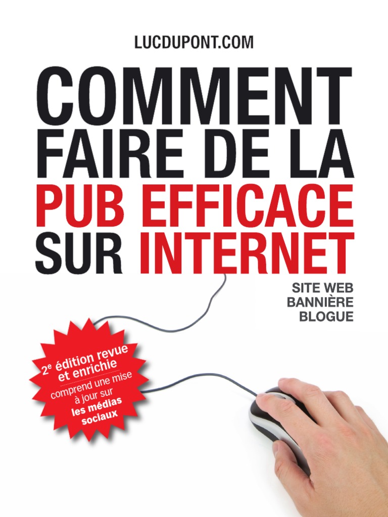 Comment Faire de La Pub Efficace Sur Internet, 2e Édition (Luc Dupont ...