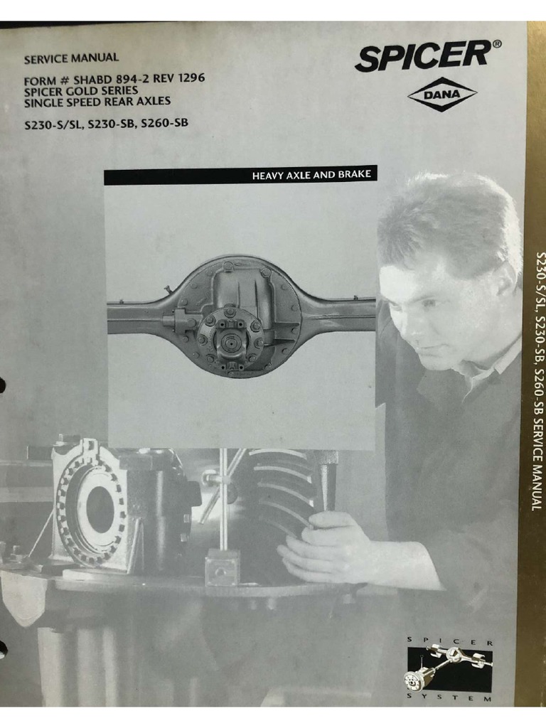 Spicer System Manual PDF | PDF