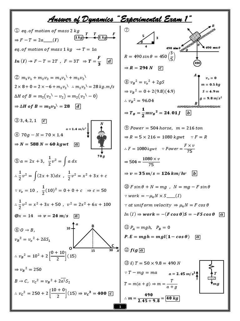 1 - Exp. Exam 1 PDF | PDF