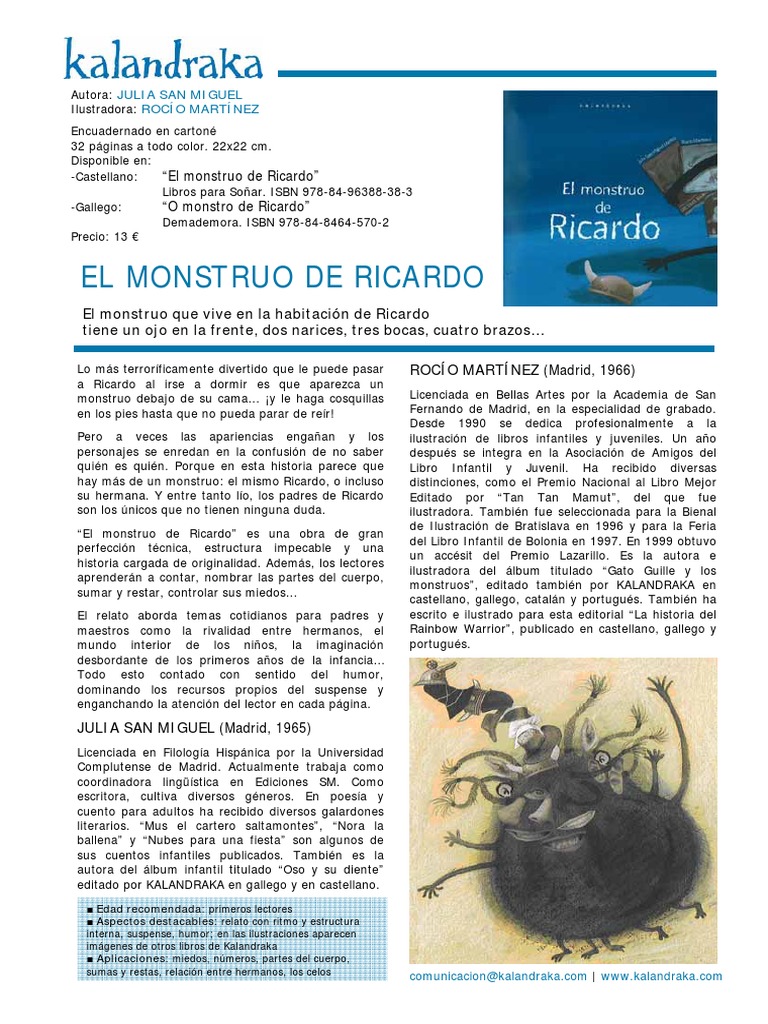 El Monstruo de Ricardo C | PDF