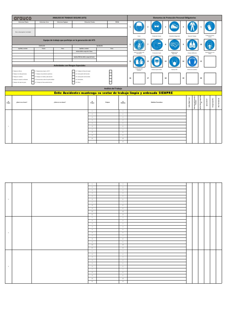 Formato Modelo Base de ATS | PDF