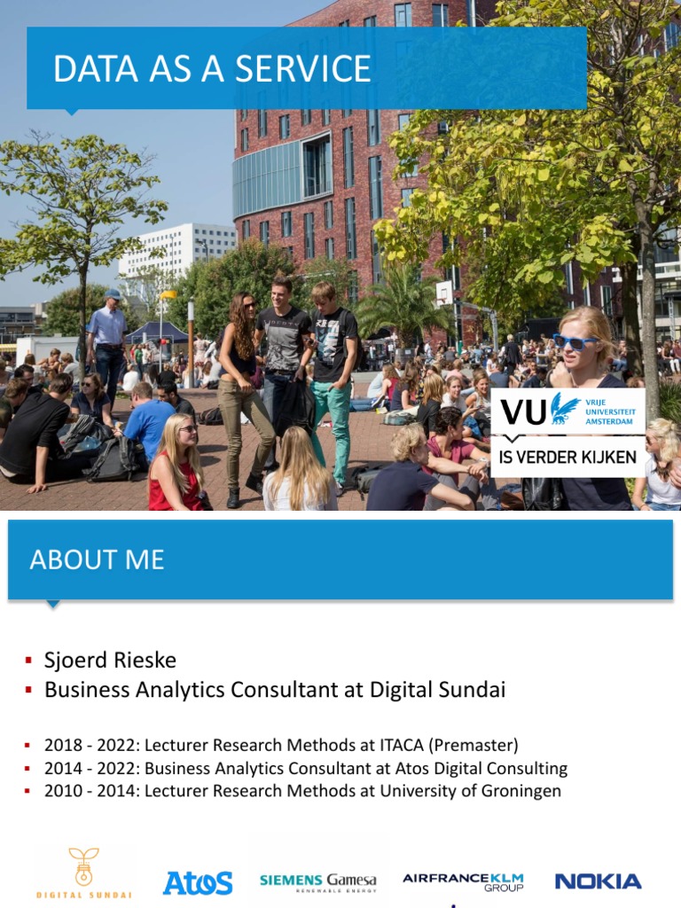 Data As A Service - Lecture 202302 | PDF | Cloud Computing | Analytics