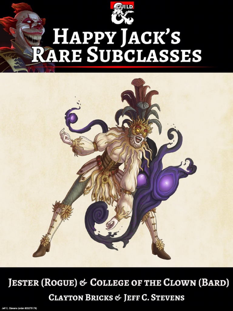 3019816-Happy Jacks Subclasses Ver 1.2 Color | PDF | Wizards Of The ...