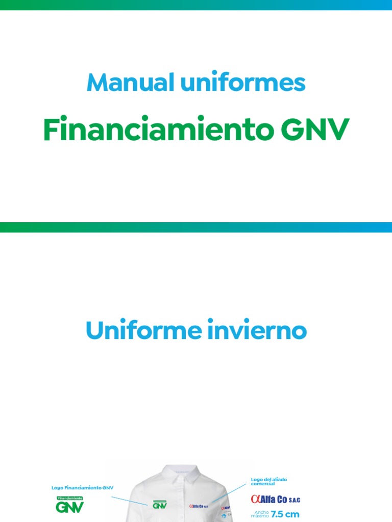 Manual Financiamiento GNV Actualizado | PDF | Moda | Ropa