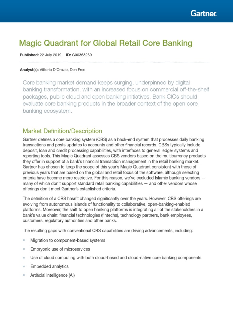 Magic Quadrant For Global Re 368239 PDF | PDF | Cloud Computing | Analytics