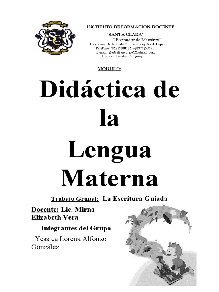 Escritura Guiada | Descargar gratis PDF | Escritura | Lingüística