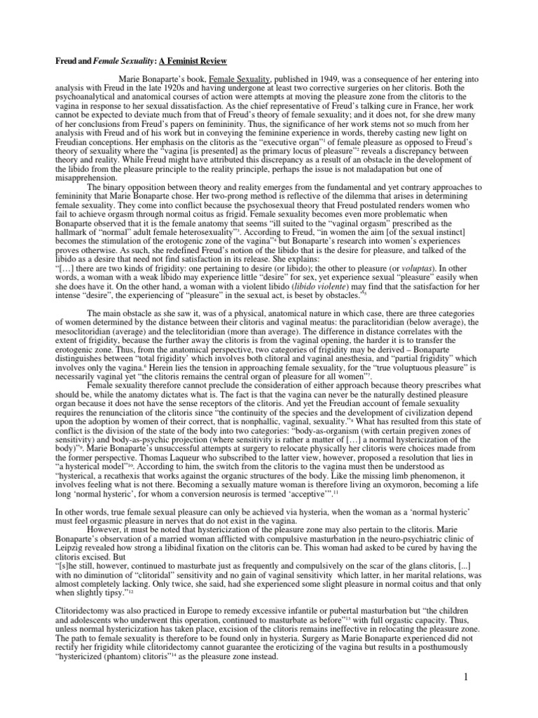 099 - Freud and Female Sexuality | PDF