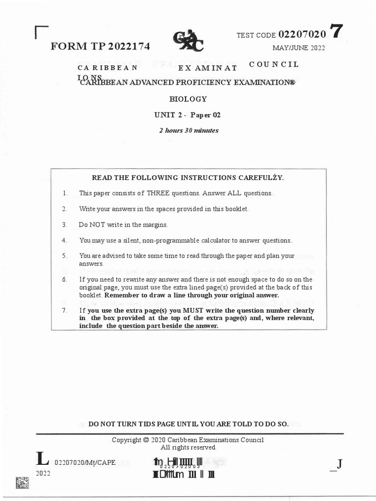 Biology 2022 U2 P2 | PDF | Ecology | Earth Sciences