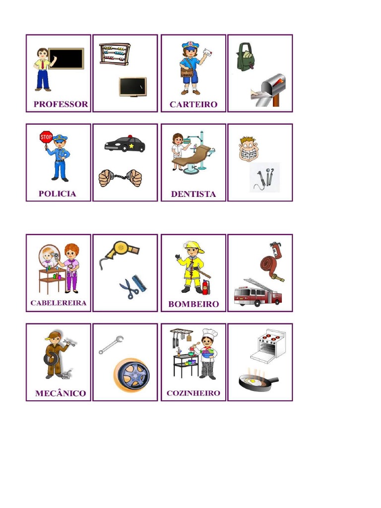 Jogo Das Profissoes Associação | PDF