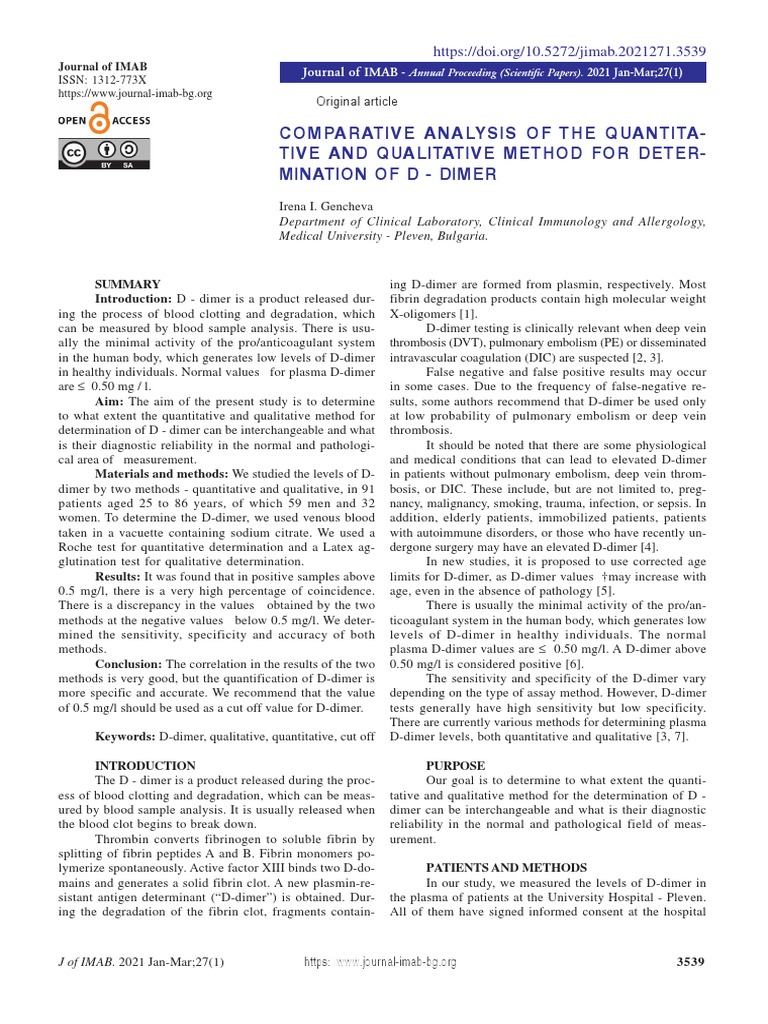 Comparative Analysis of The Quantitative and Qualitative Method For ...