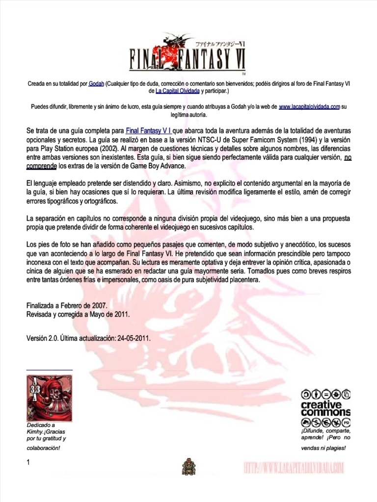 Guia ff6 PDF | PDF
