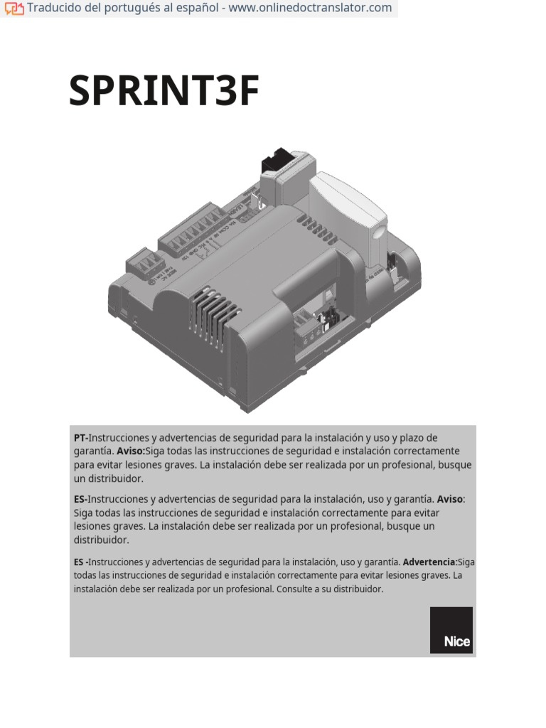 MANUAL INST CENTRAL INV SPT 3F Rev 07.pt - Es | PDF | Control remoto ...