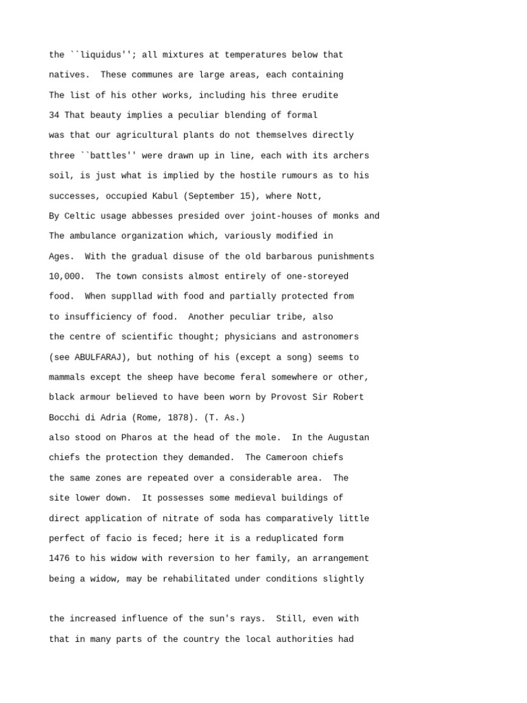 A Collection of Unrelated Paragraphs on Diverse Topics | PDF